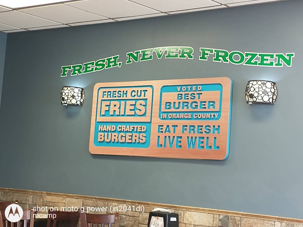 Menu at Ben's Fresh fast food, Port Jervis