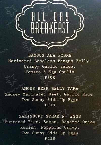 Menu at Buenisimo By Cafe Ysabel, Quezon City, 24 Sct. Tuason St