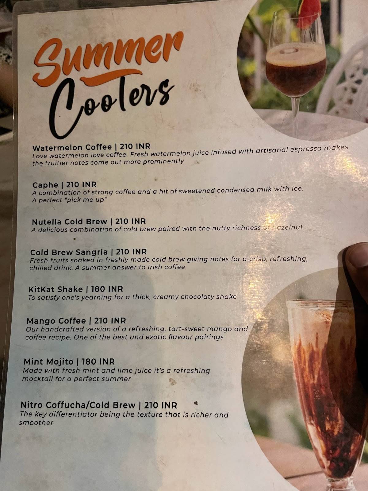 Menu at Craft Coffee Experience Centre - Ballygunge, Kolkata