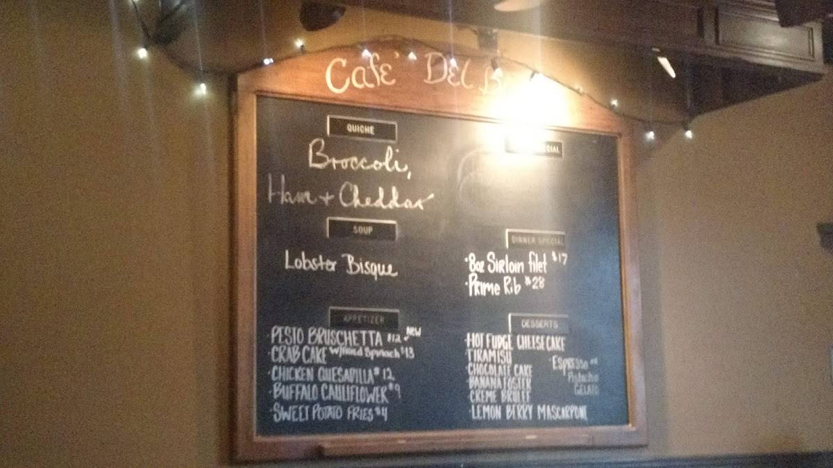 Menu at Cafe Del Buono, New Hartford
