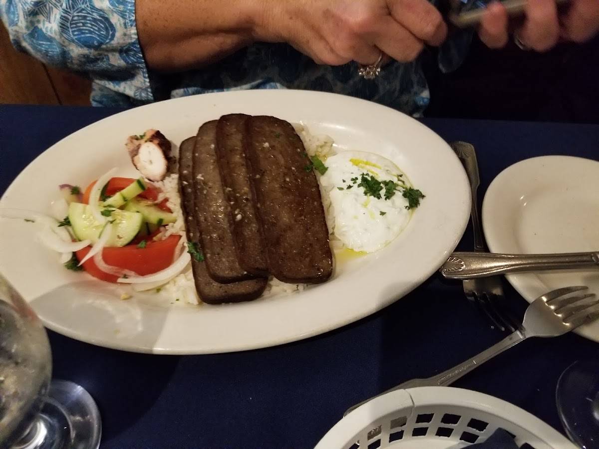 Menu at Pelagos Cafe, Naples