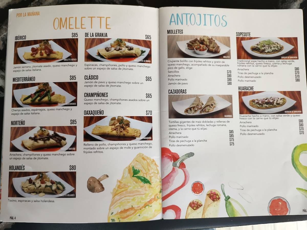 Carta de Maniática Café - Milenio III, Santiago de Querétaro