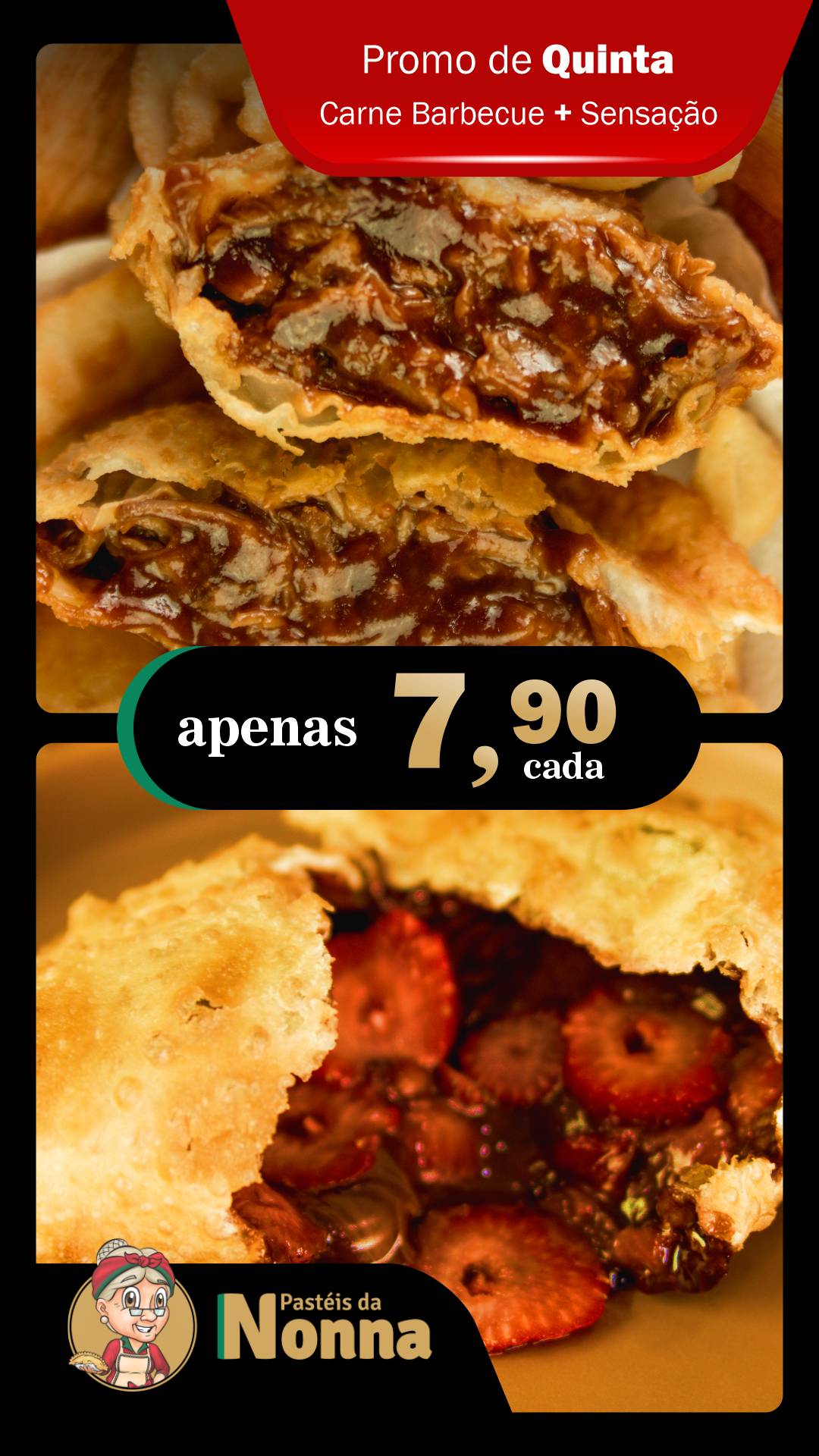 Menu em Pastéis da Nonna cafeteria, Uberaba, Av. Santos Dumont