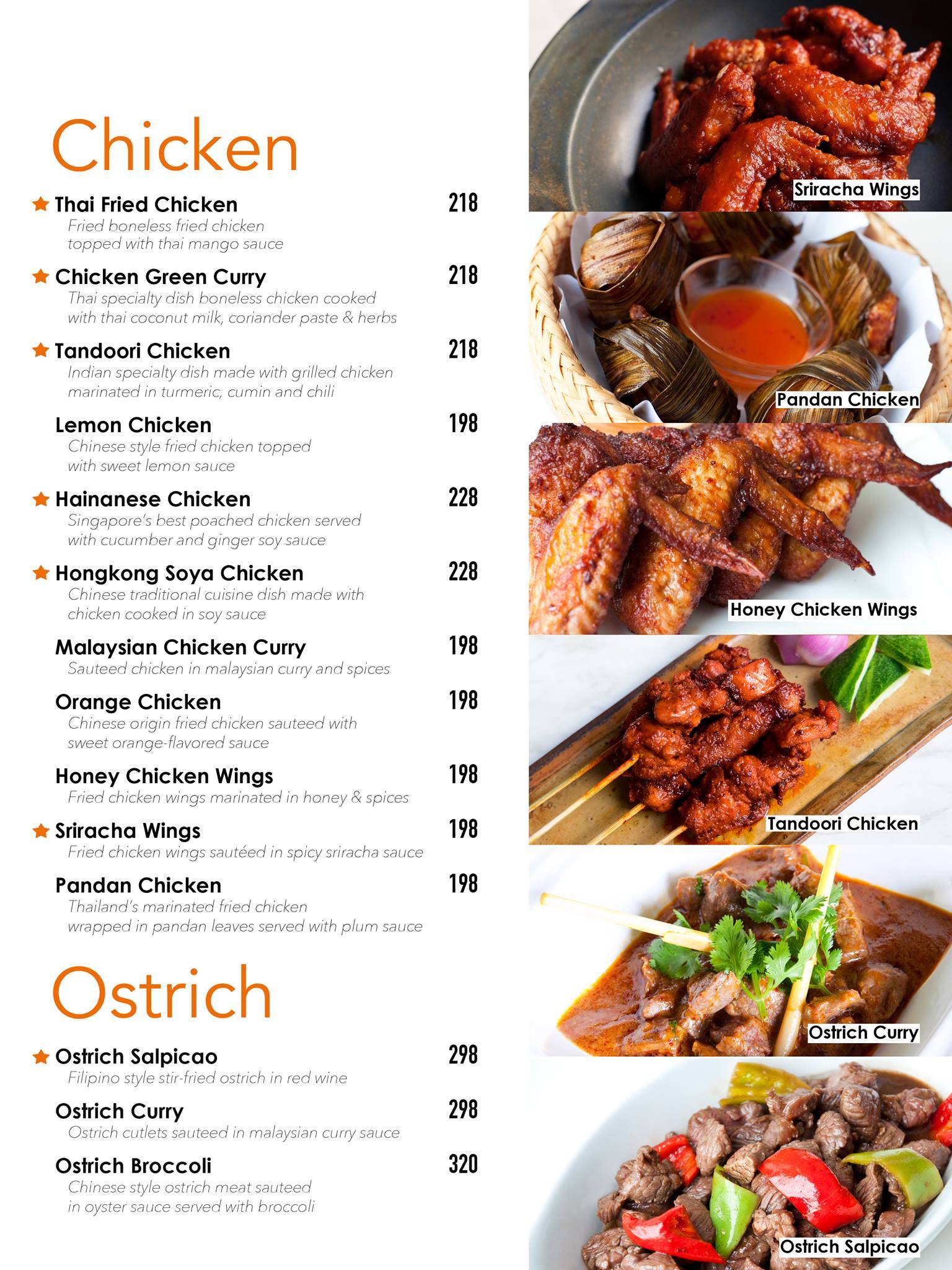Menu at Fat Monk restaurant, Cagayan de Oro, 5/F