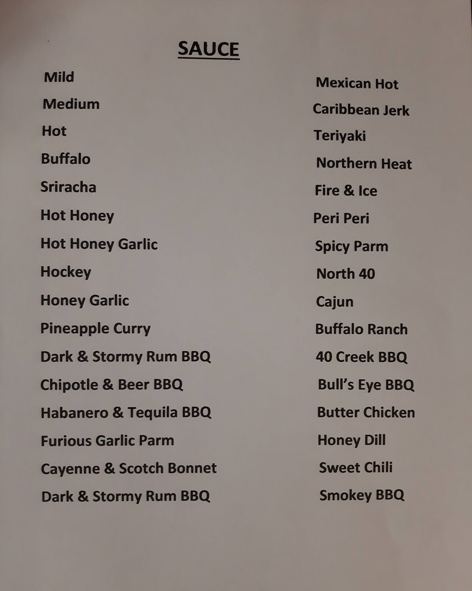 Menu at Carbon Valley Hotel pub & bar, Carbon