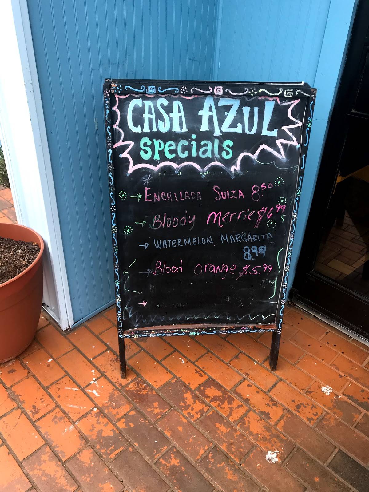 Menu at Casa Azul Mexican Kitchen Conover restaurant, Conover
