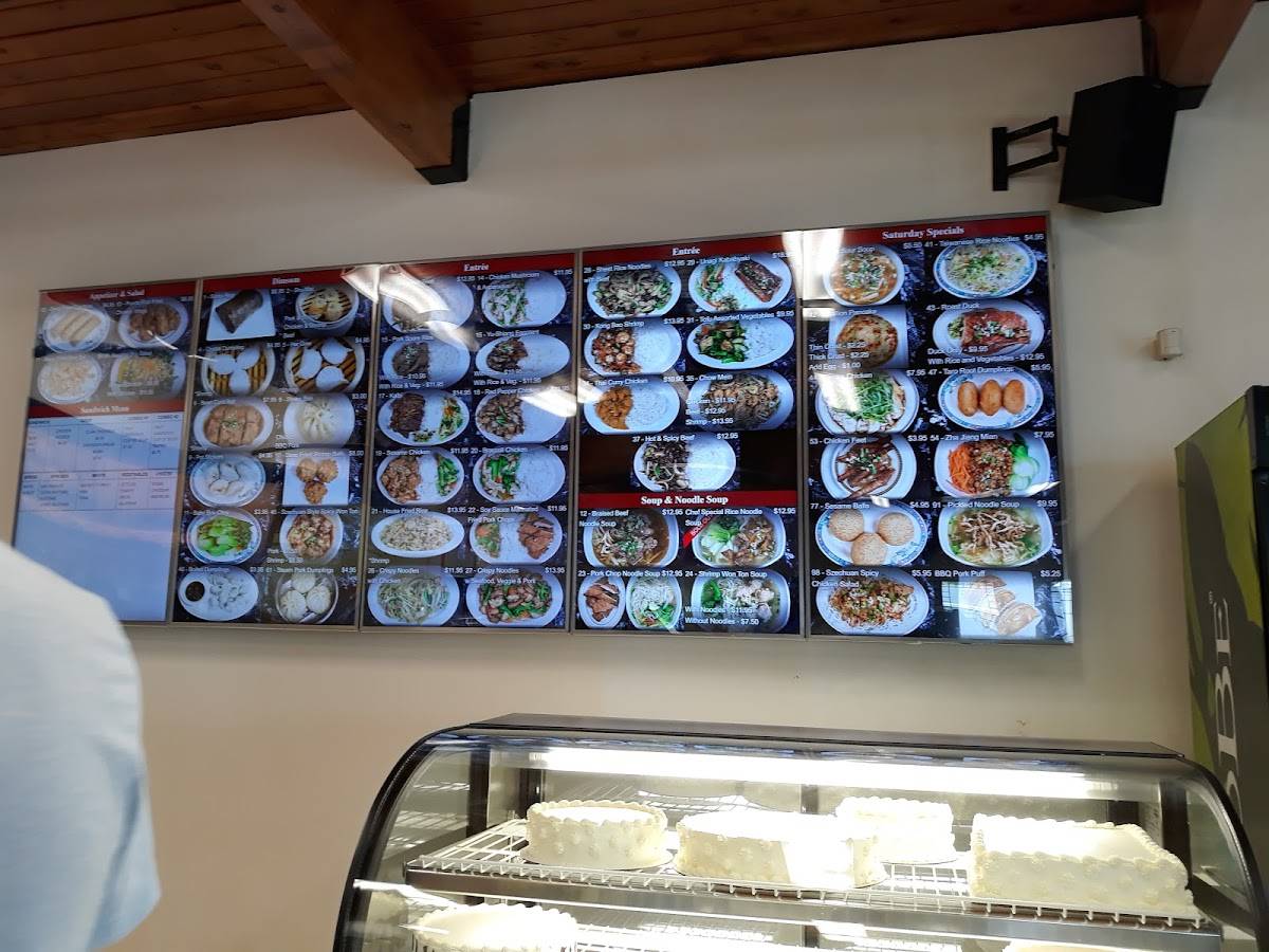 Menu at Charlie's Bakery & Chinese Restaurant, Anchorage