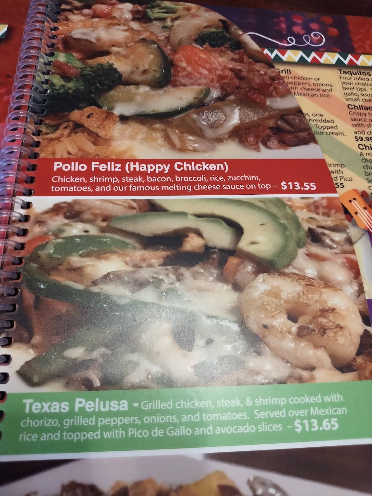 Menu at Chile Rojo Mexican Cuisine restaurant, Mount Airy