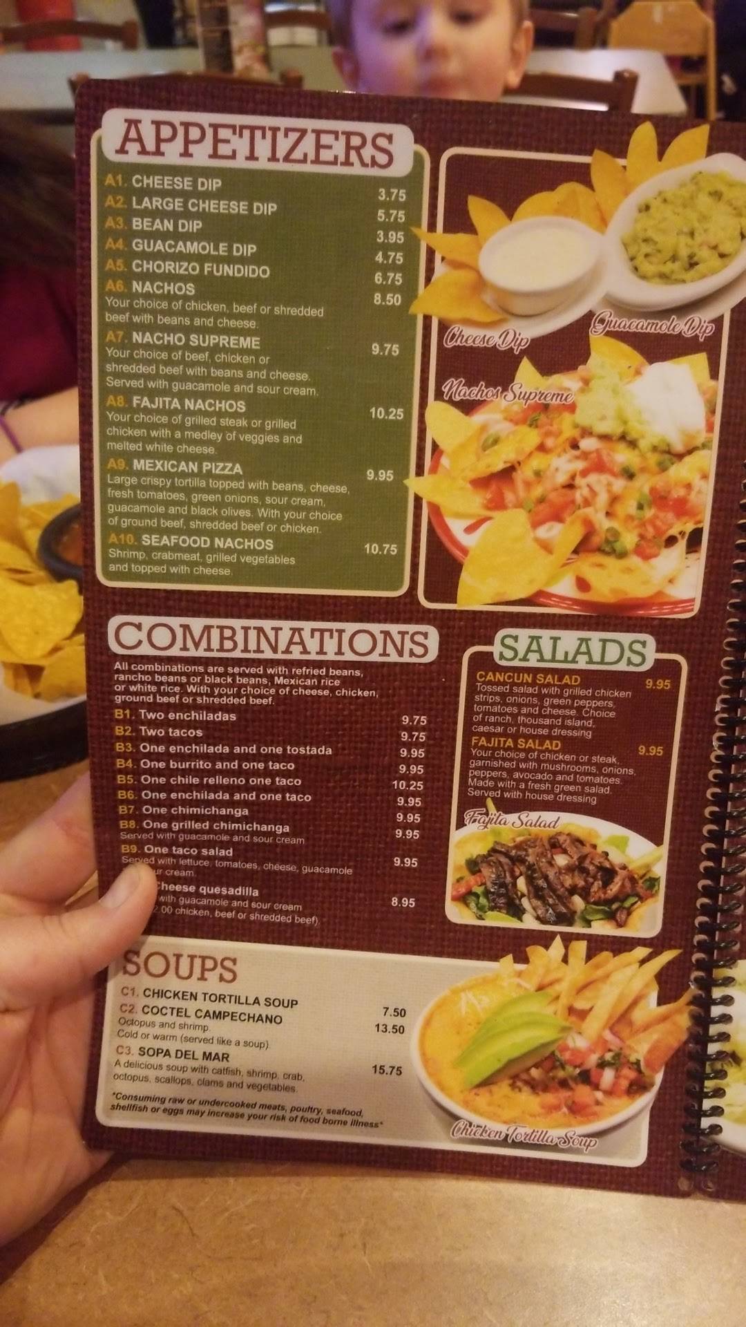 Menu at Chilito's Mexican Bar And Grill, Waterloo