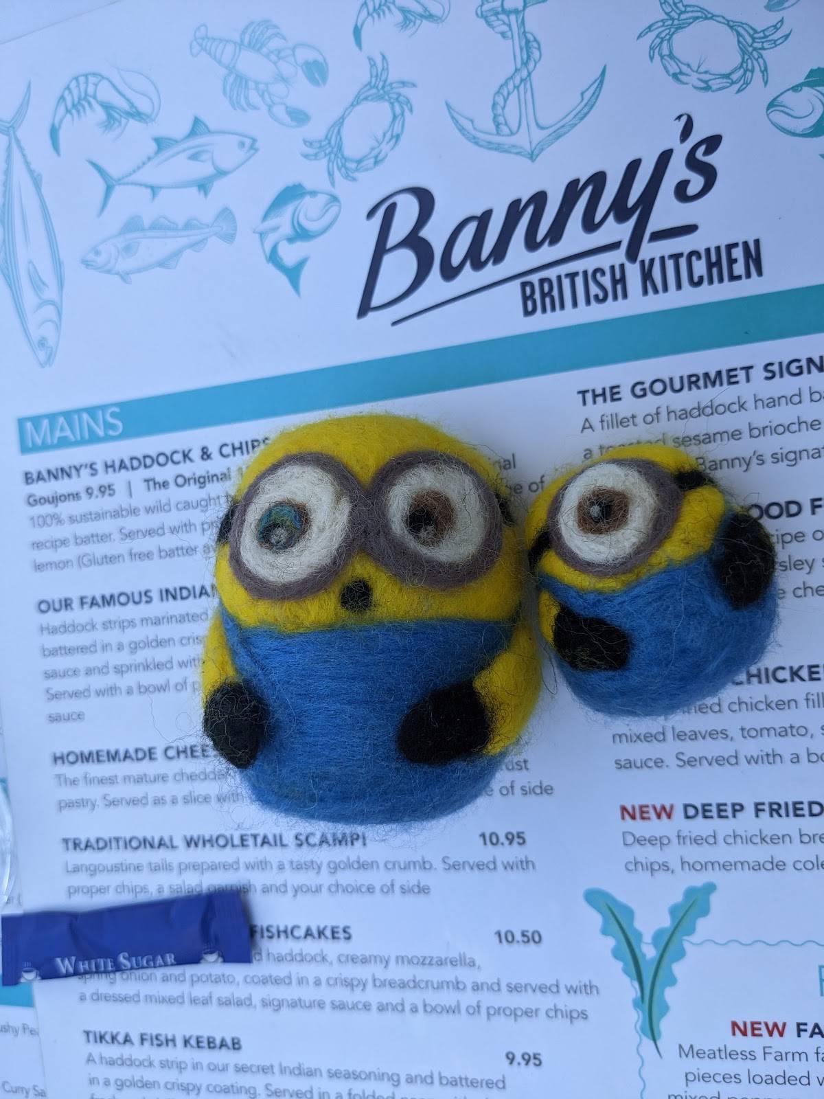 Menu at Banny’s British Kitchen restaurant, Colne