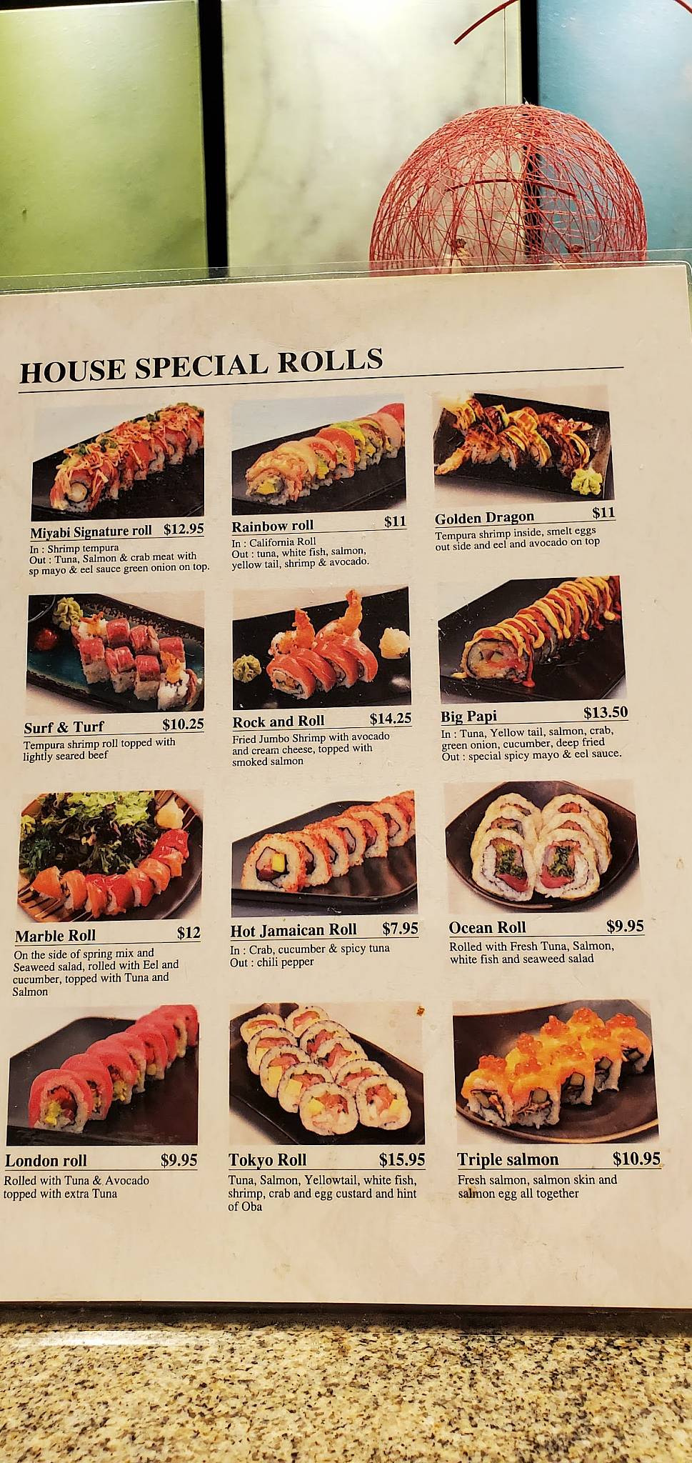 Menu at Miyabi Japanese Steakhouse And Sushi Bar, Columbia, 442 ...