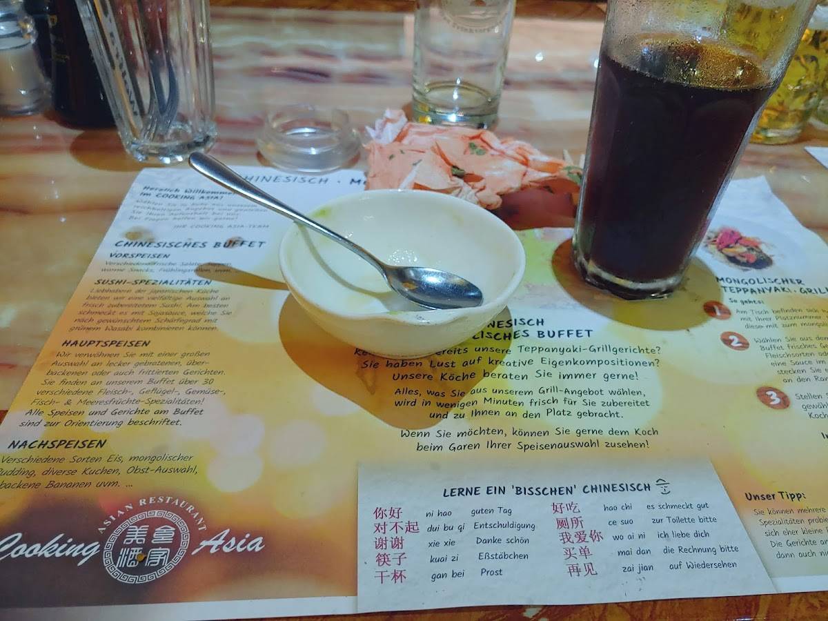 Speisekarte von Cooking Asia Freising restaurant, Freising