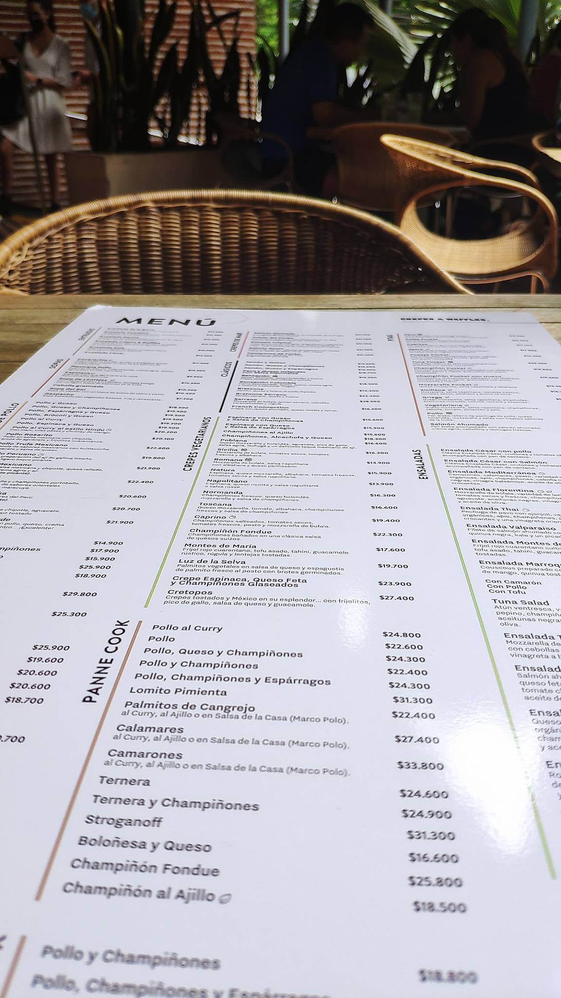 Carta del restaurante Crepes & Waffles Laureles, Medellín, Tv. 39B #73b-60
