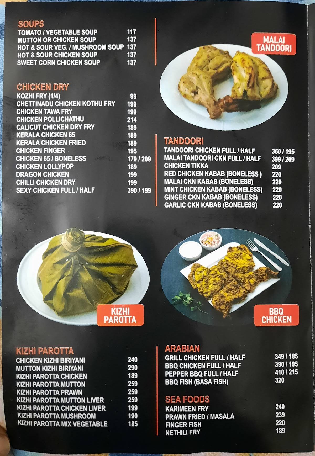 Menu at Crescent Restaurant, Vanagaram, Chennai, Tower 1