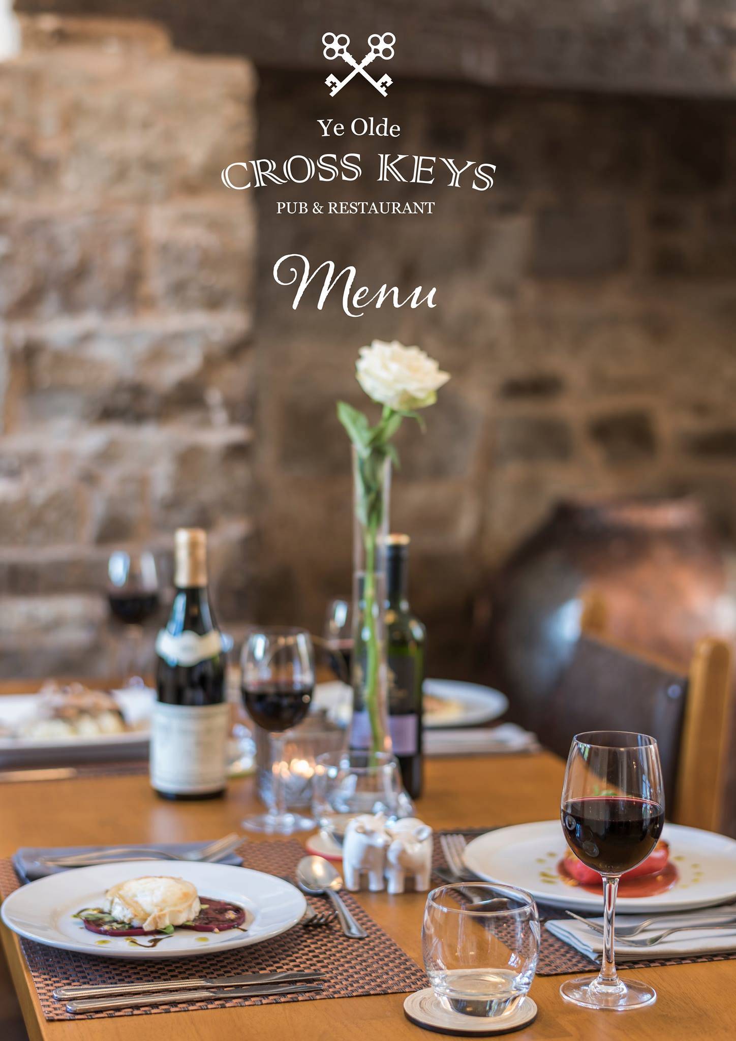 Menu at Cross Keys pub & bar, Ruthin