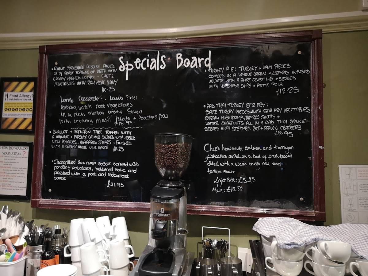 Menu at Cubley Hall pub & bar, Sheffield