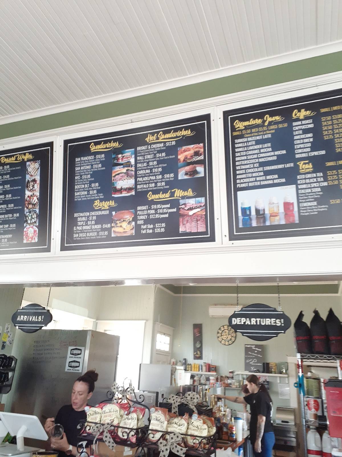 Menu at Destination Smokehouse & Eatery BBQ, Hemet