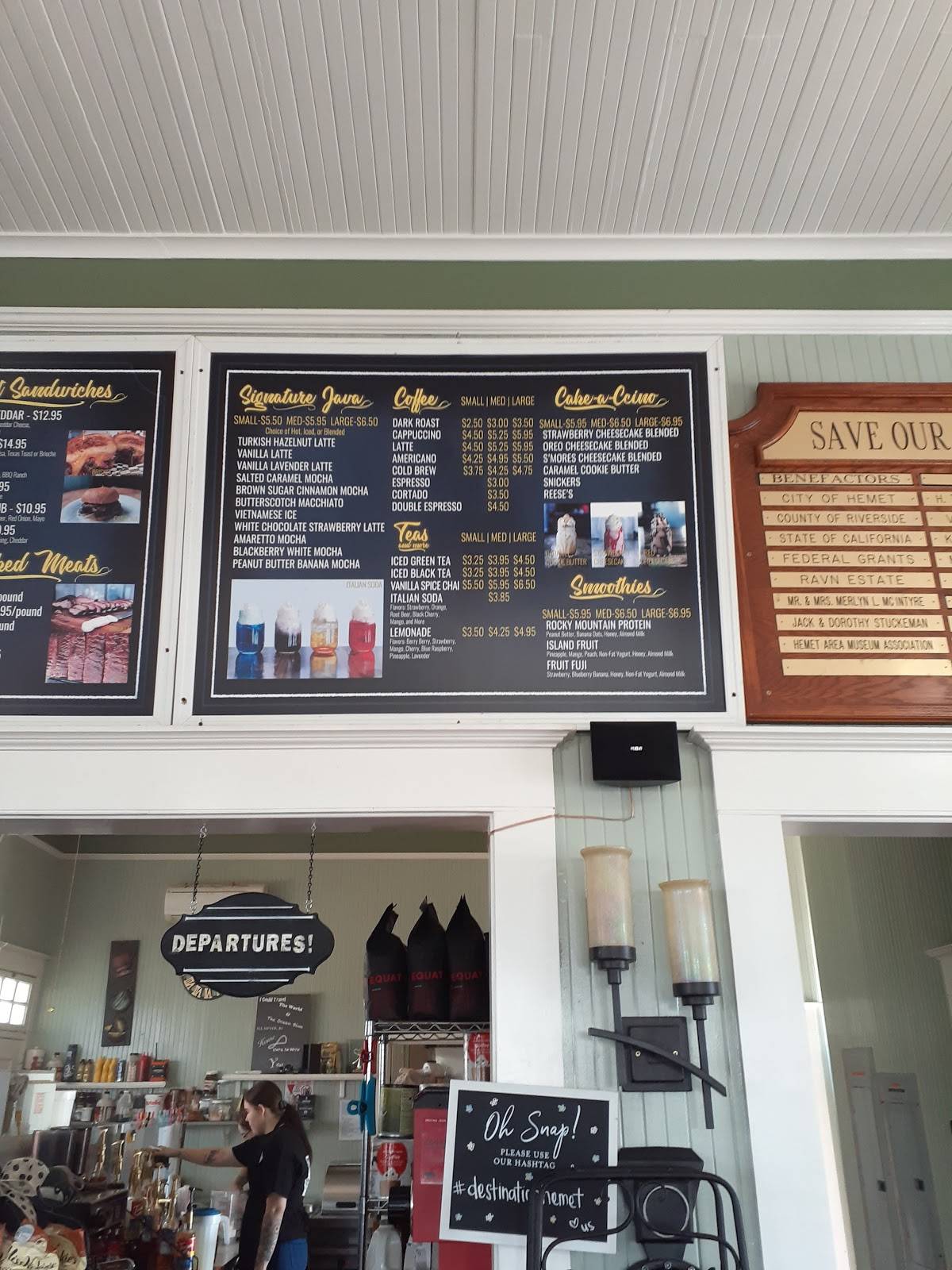 Menu at Destination Smokehouse & Eatery BBQ, Hemet