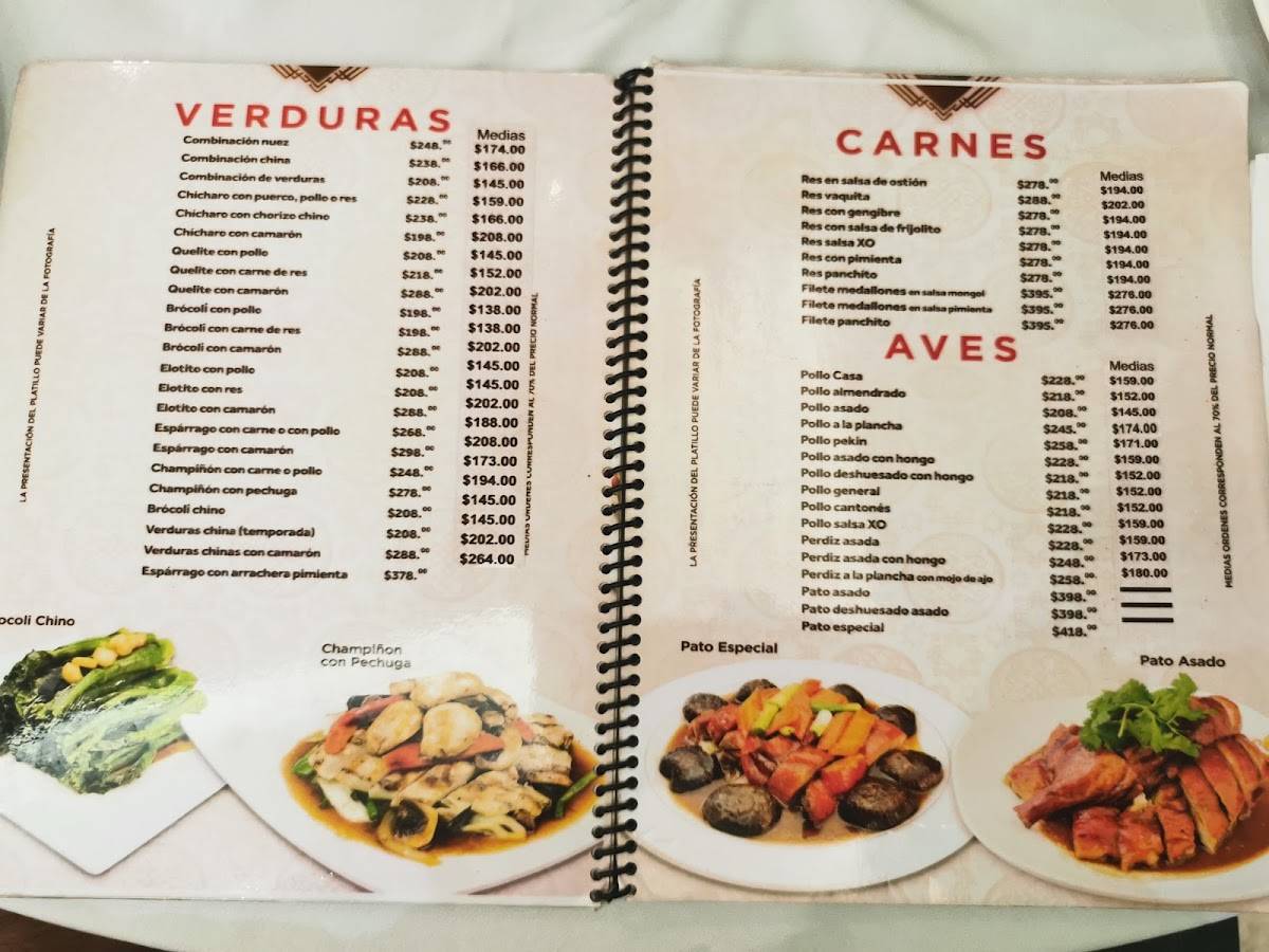 Carta del restaurante El Rincón del Panchito, Mexicali, Blvd. Benito ...