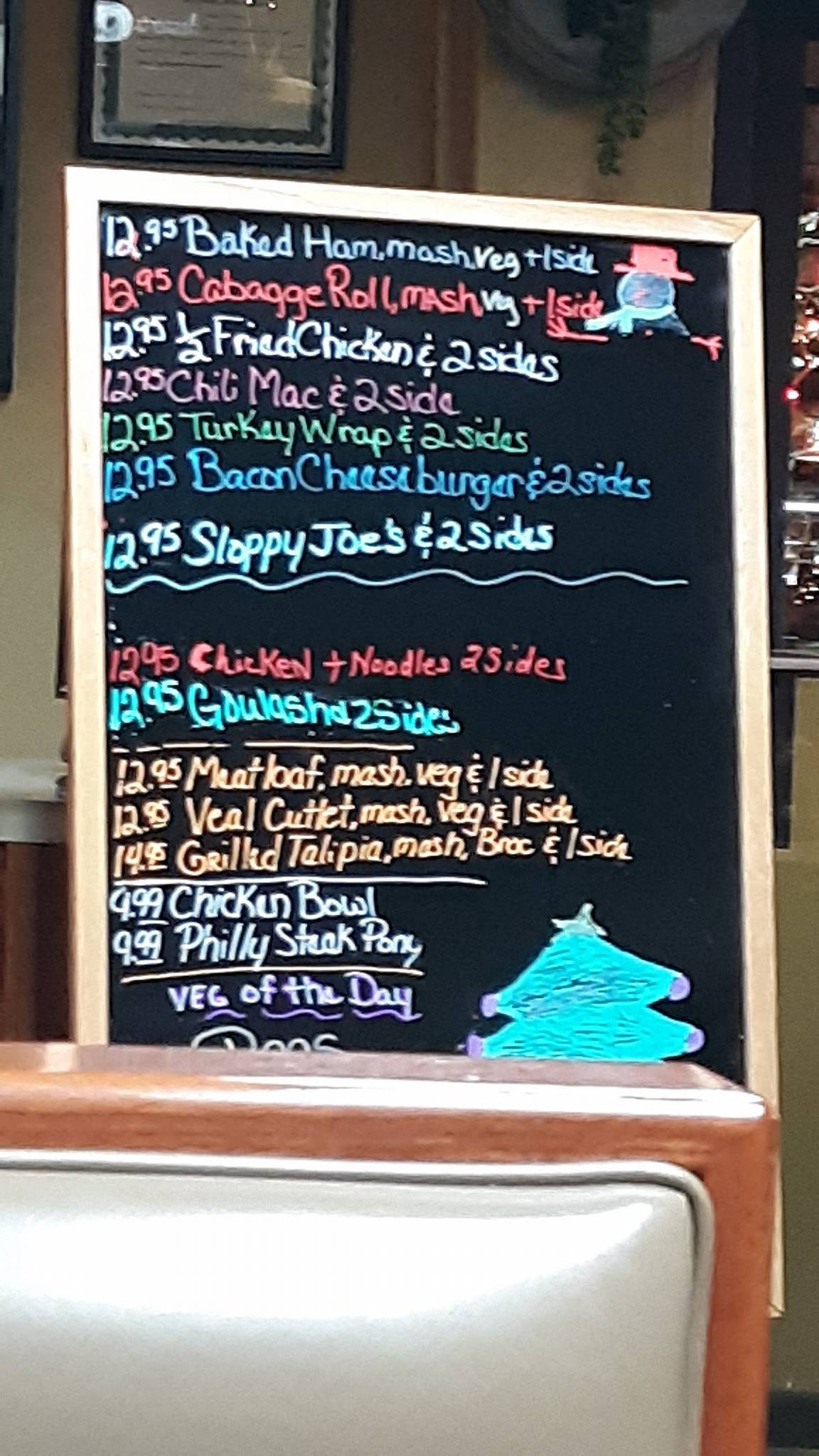 Menu at Elm Street Cafe, Canton