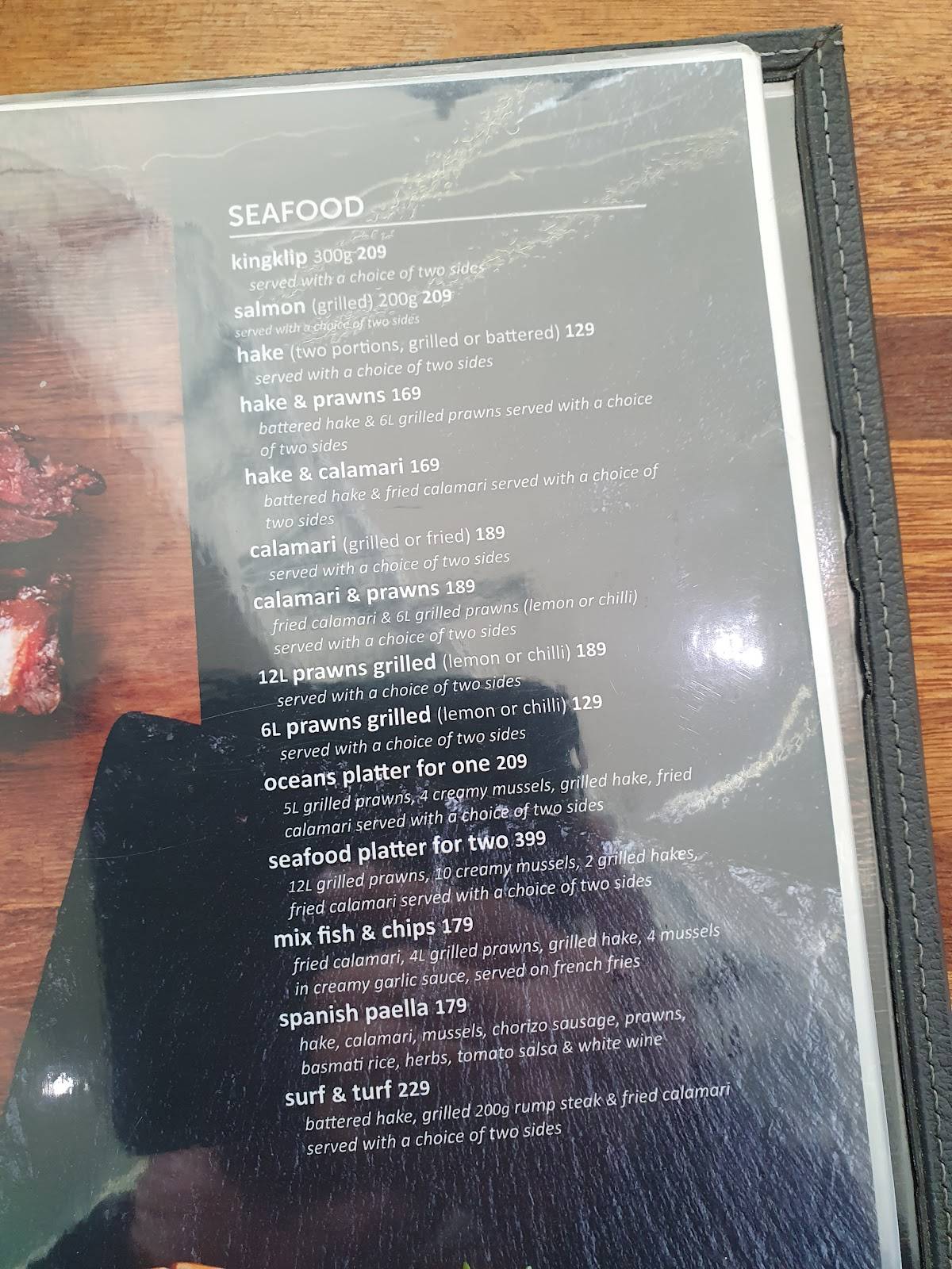 Menu at Euro Caffé cafe, Bloemfontein, U32 Mimosa Mall