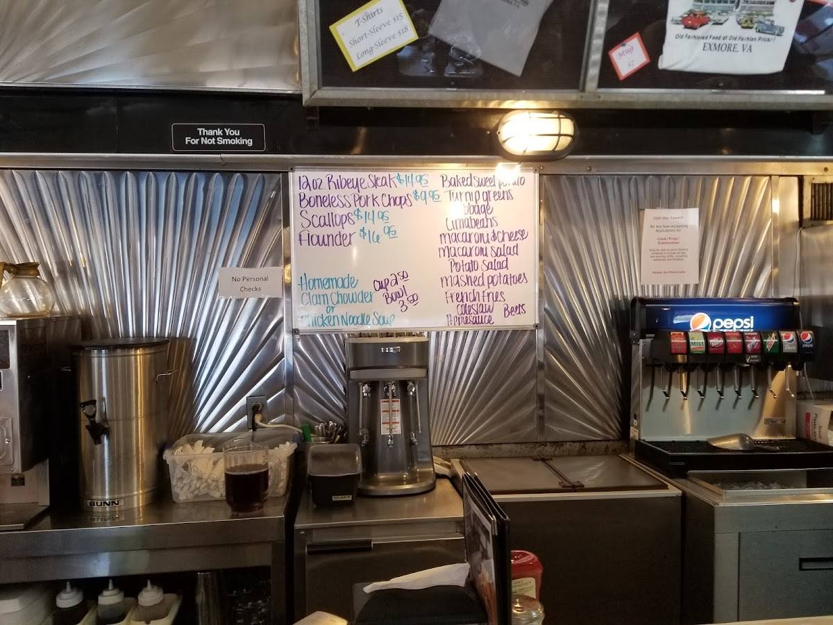 Menu at Exmore Diner restaurant, Exmore, Main St