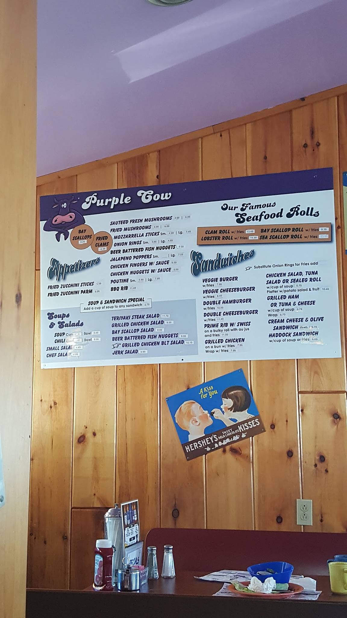 Menu at Purple Cow House of Pancakes restaurant, Fairfield, 6 Skowhegan ...