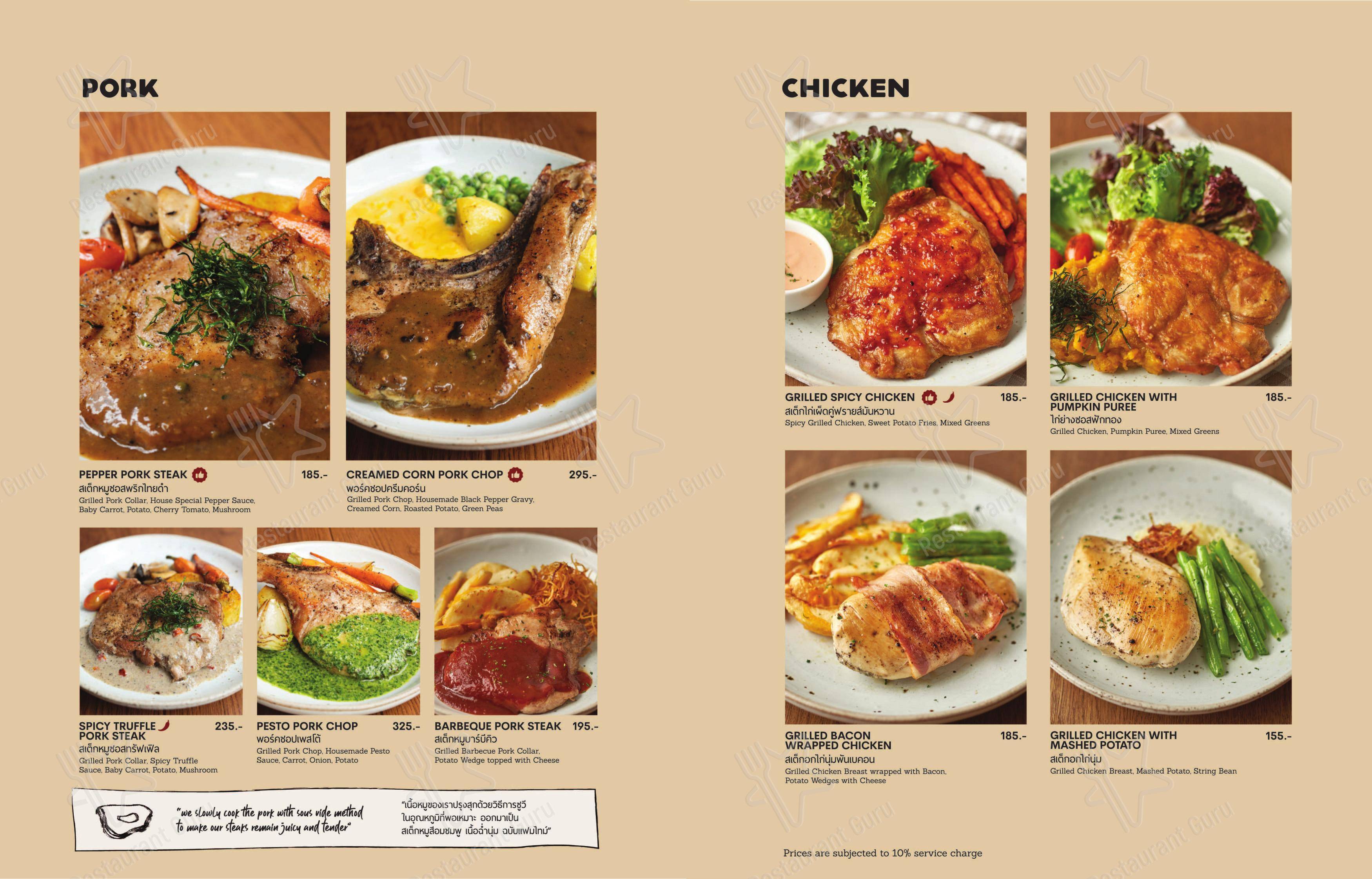 Menu at Fam Time Steak and Pasta restaurant, Bangkok, 25 5 Soi Sukhumvit 16