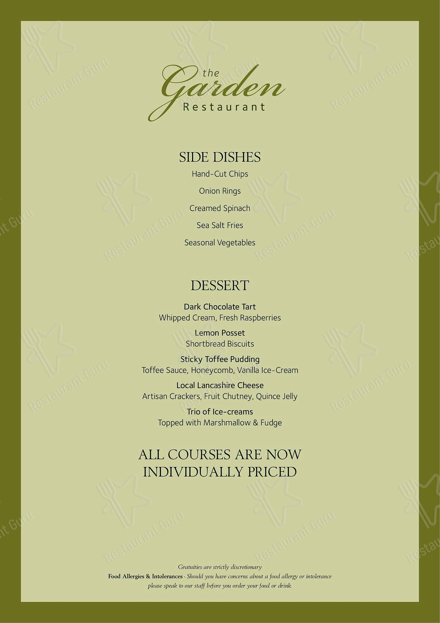 Menu at Farington Lodge Hotel pub & bar, Farington, Stanifield Lane