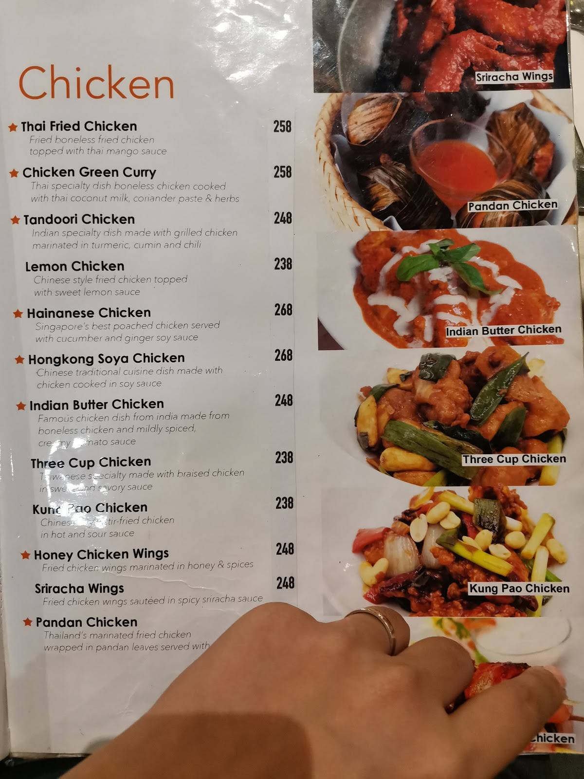 Menu at Fat Monk restaurant, Cagayan de Oro, 5/F