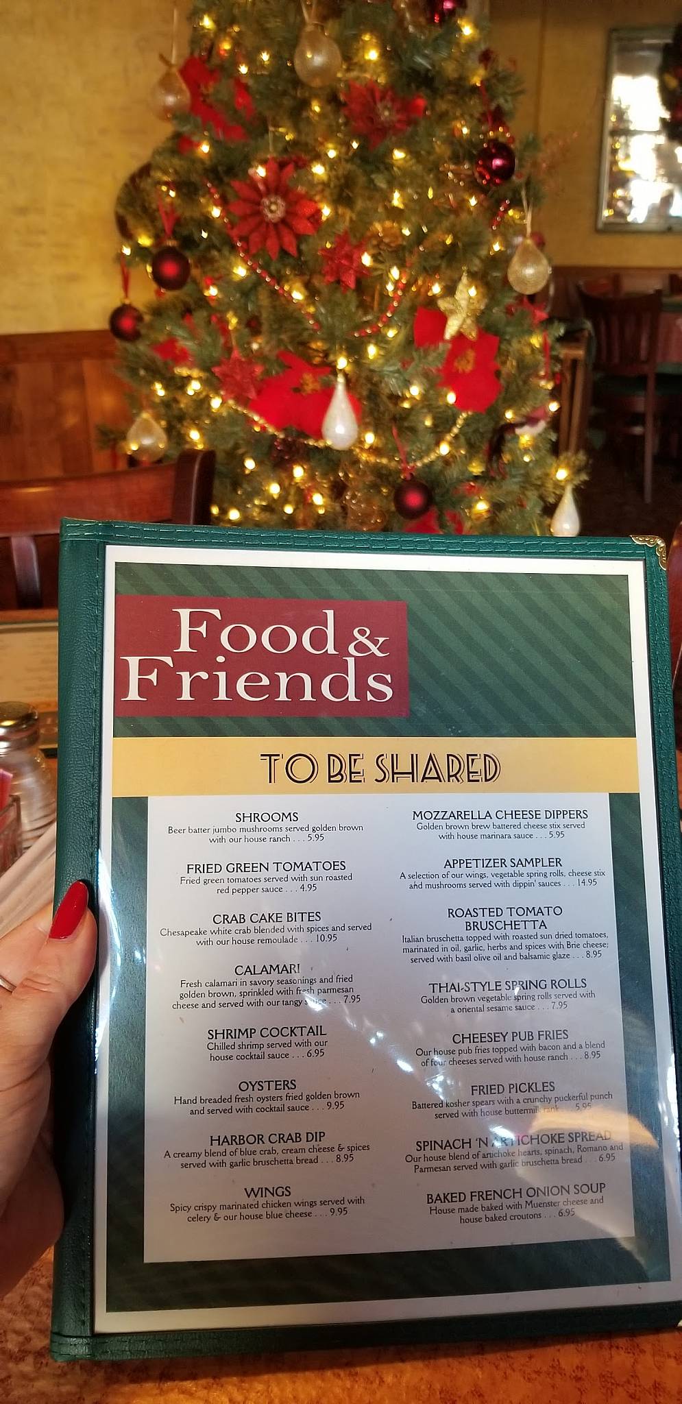 Menu at Food & Friends steakhouse, Lewisburg, 878 Washington St