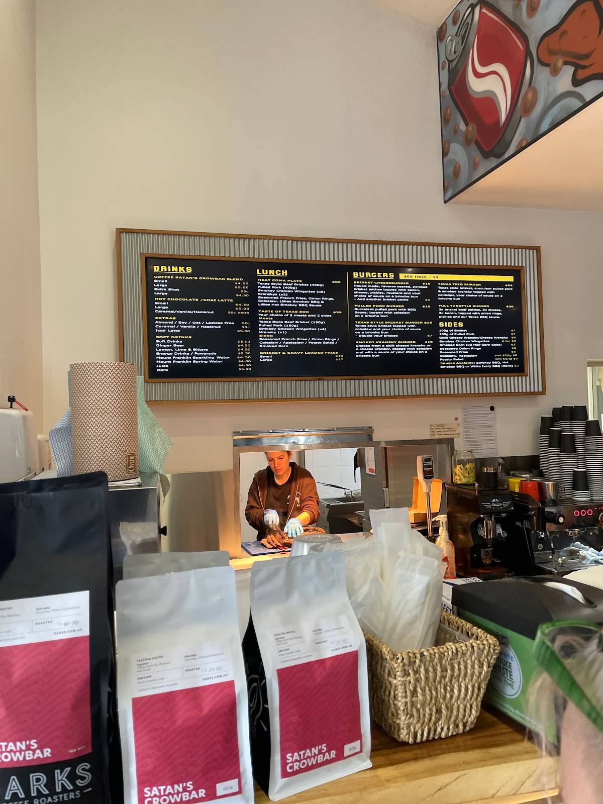 Menu at Full Throttle BBQ & Cafe, Beresfield