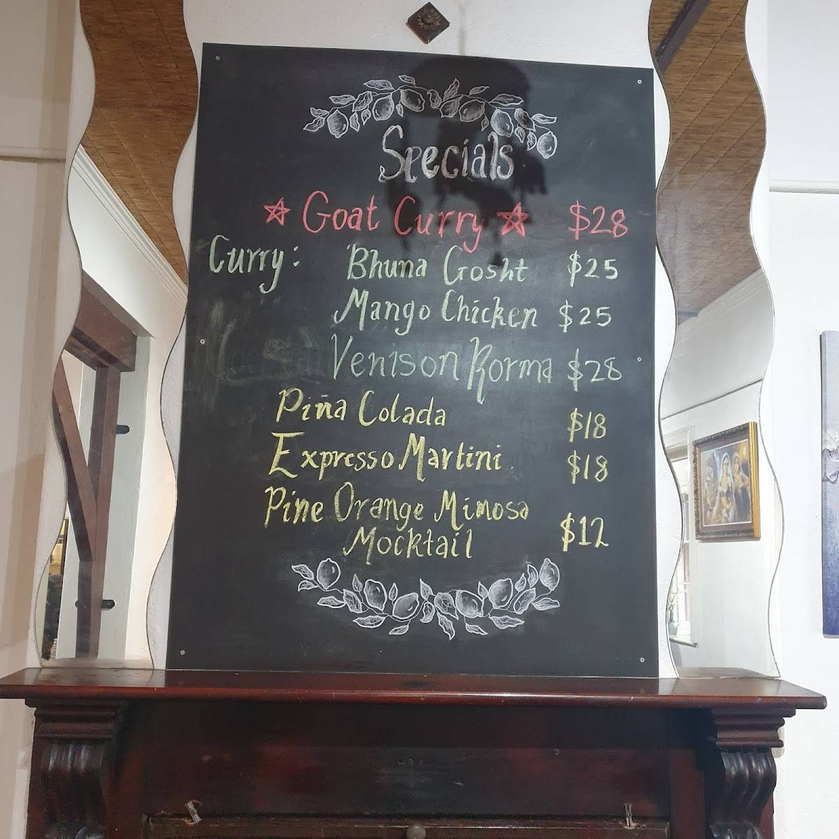 Menu at Tikka TALIAN at The Wheatsheaf Inn pizzeria, Gawler East