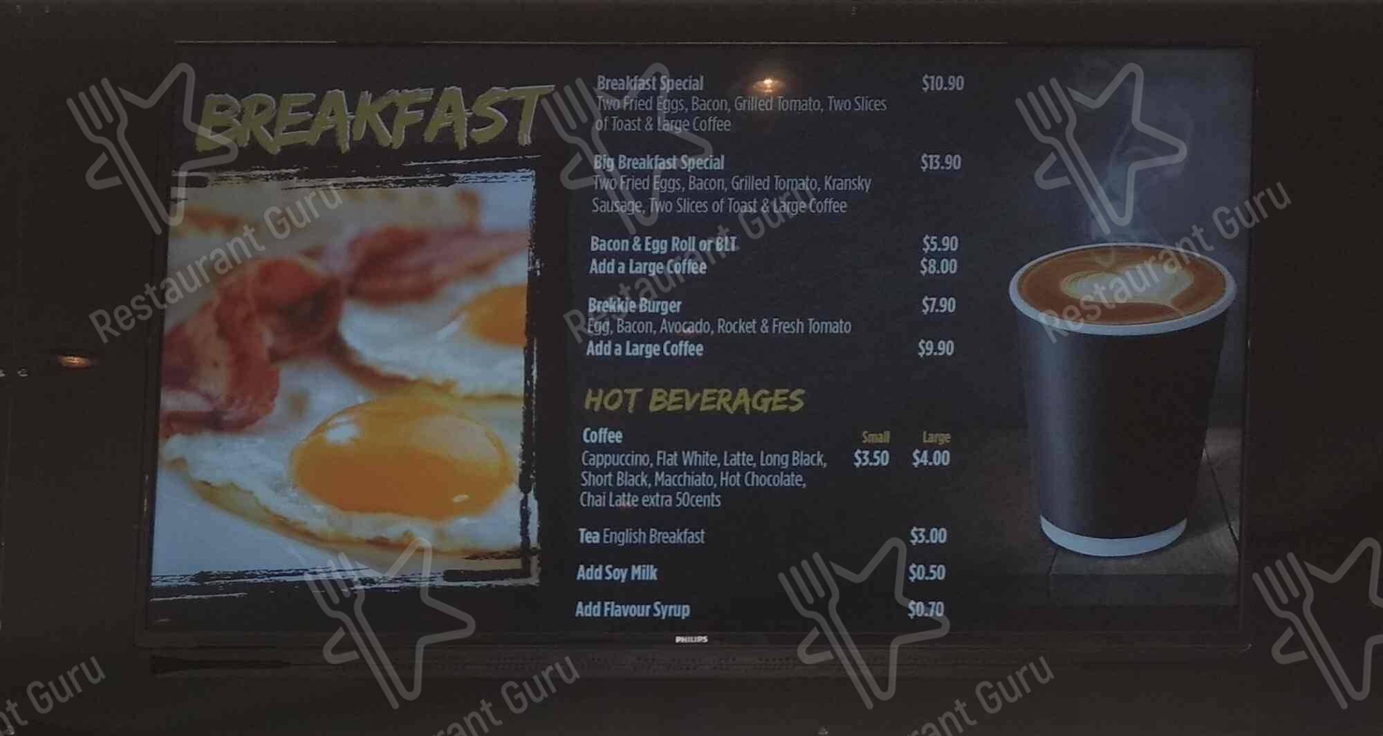 Menu at Golden Chicken Brookvale restaurant, Brookvale