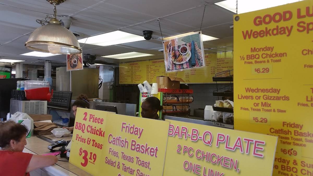 Menu at Good Luck Drive inn BBQ, Fort Worth
