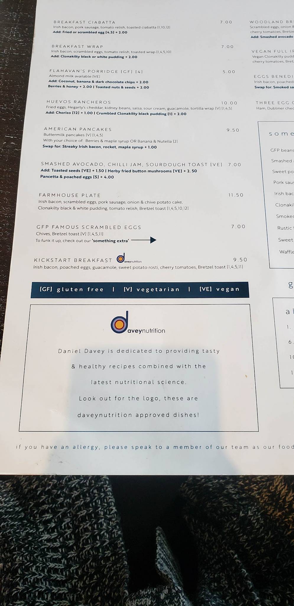 Menu at Gourmet Food Parlour Santry pub & bar, Dublin, Northwood
