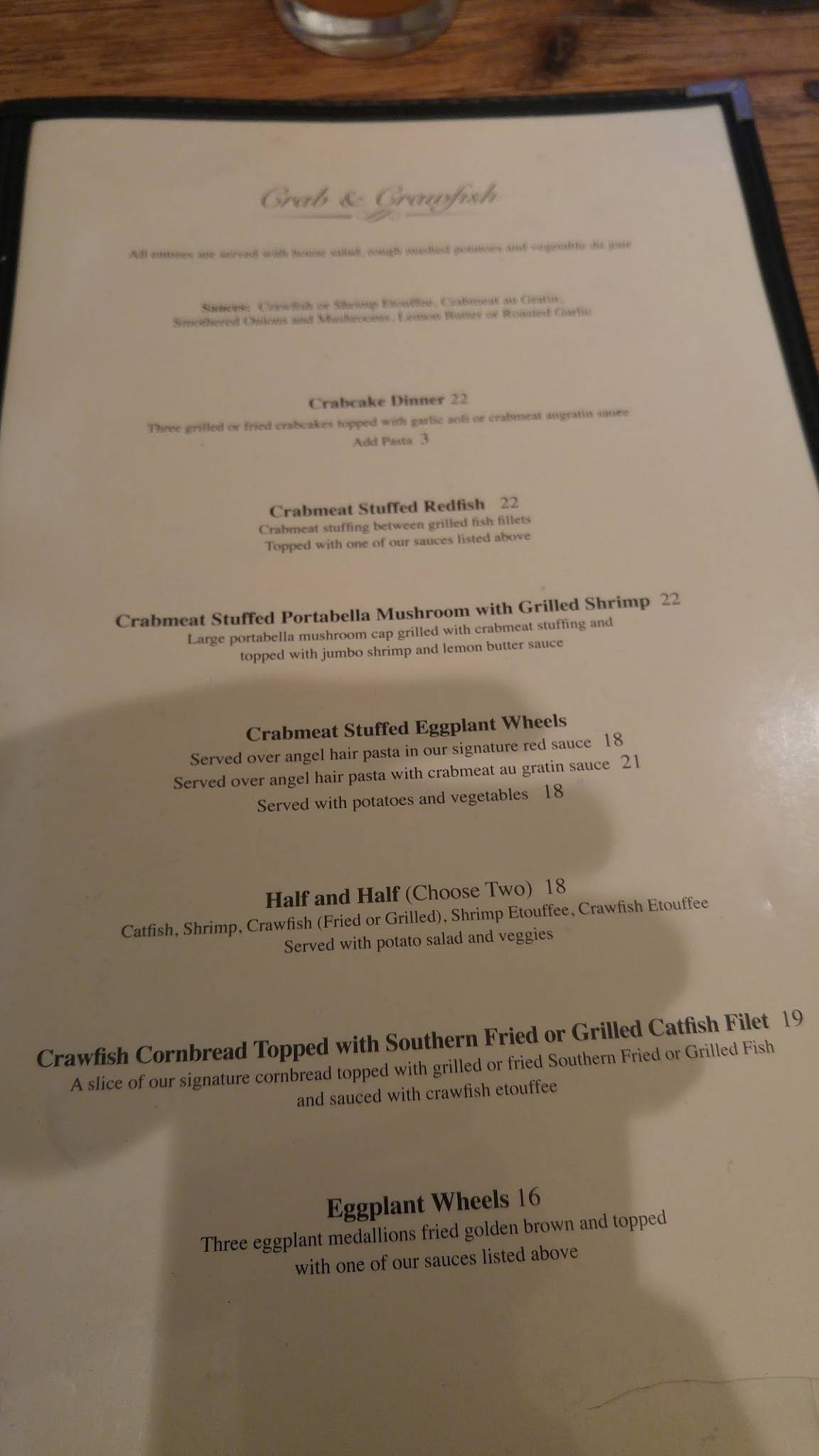 Menu at Grapevine Cafe' & Gallery, Donaldsonville