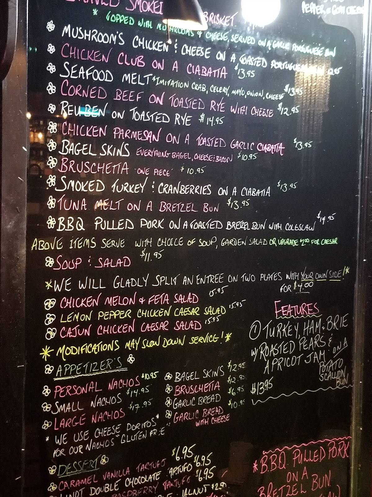 Menu at Hawgs Breath Saloon restaurant, Kincardine