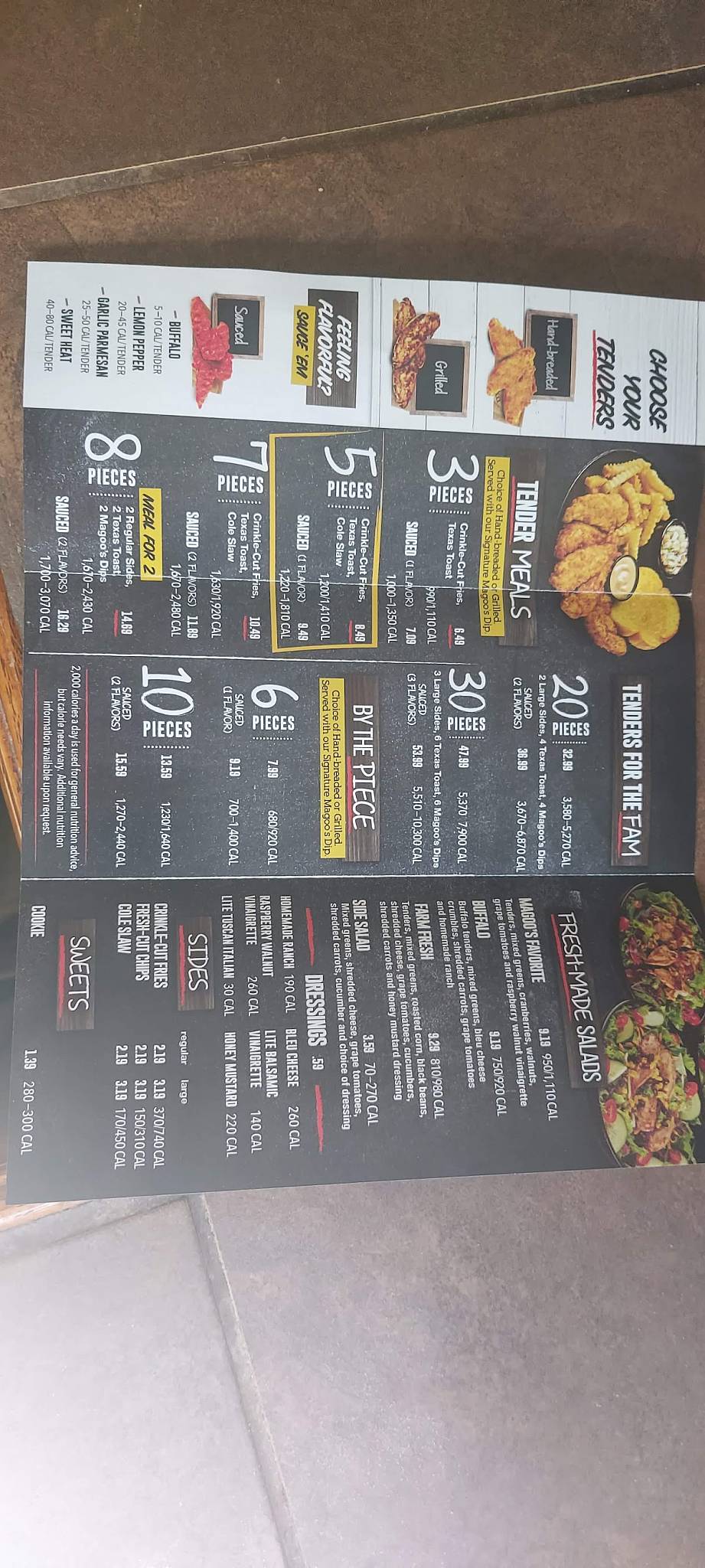 Menu at Huey Magoo's Chicken Tenders - Montgomery restaurant, Montgomery