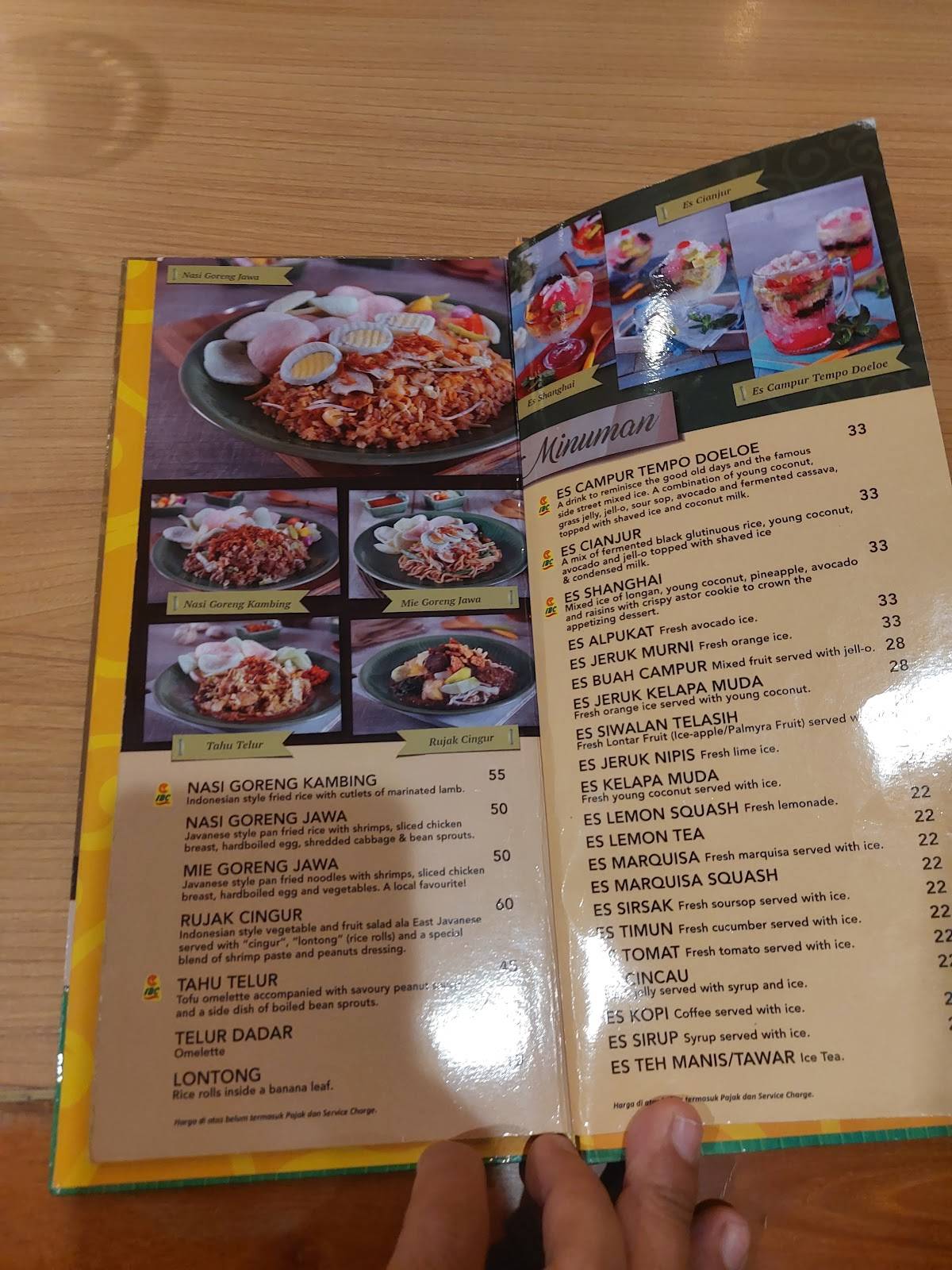 Carta del restaurante Ikan Bakar Cianjur - Gresik, Gresik