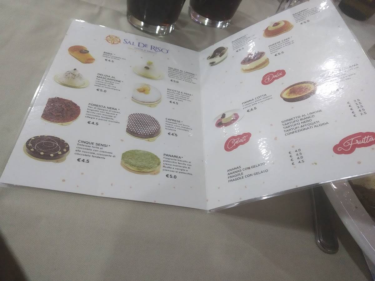 Menu da Il Limoncello ristorante, Ciampino