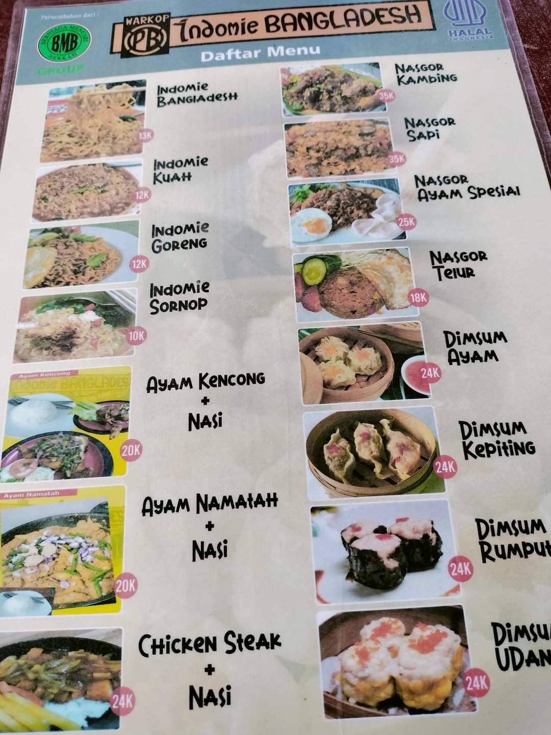Carta de Indomie Bangladesh, East Kisaran