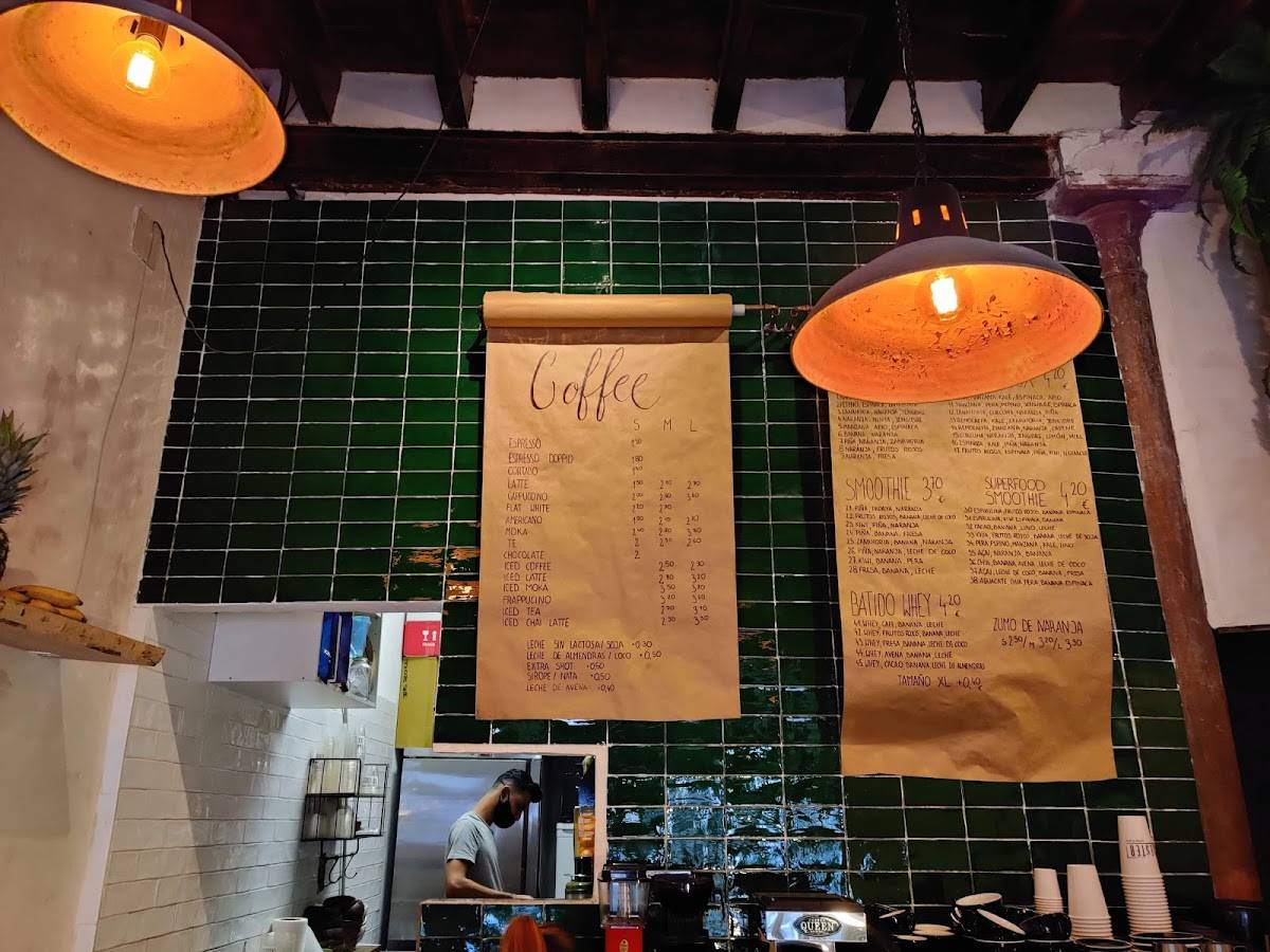 Menu at JESTER Specialty Coffee & Juice pub & bar, Seville