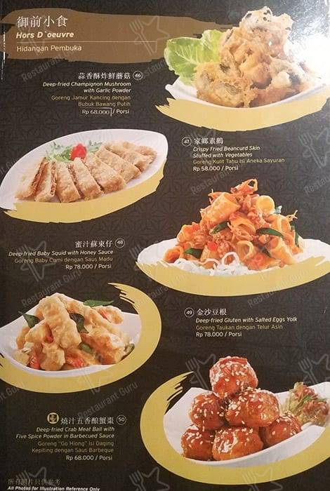 Carta del restaurante The Grand Duck King Signatures, South Jakarta ...