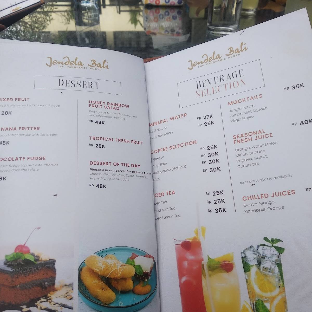 Menu at Jendela Bali The Panoramic Resto restaurant, Kuta Selatan ...