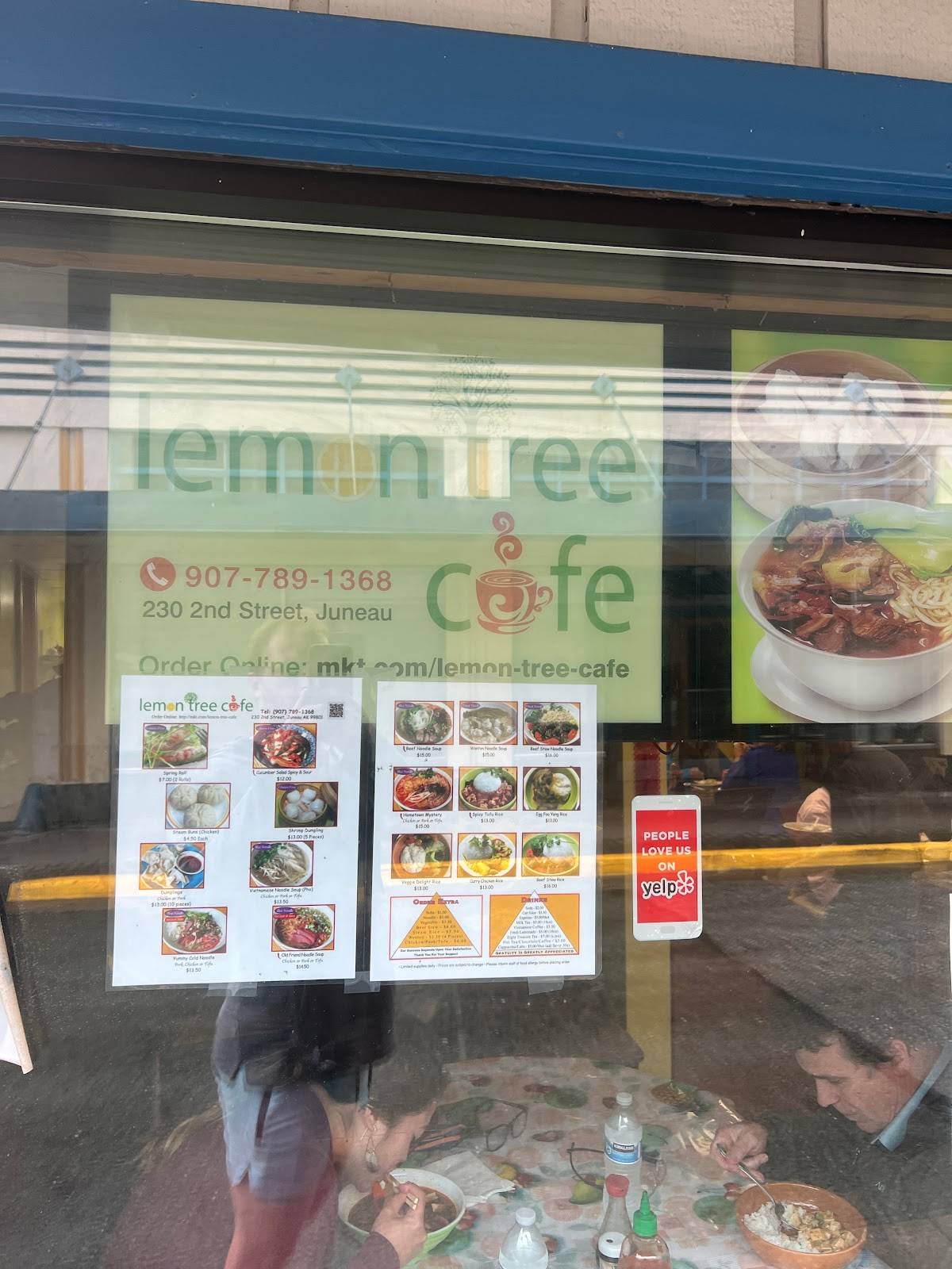 Menu at Lemon Tree Café cafe, Juneau