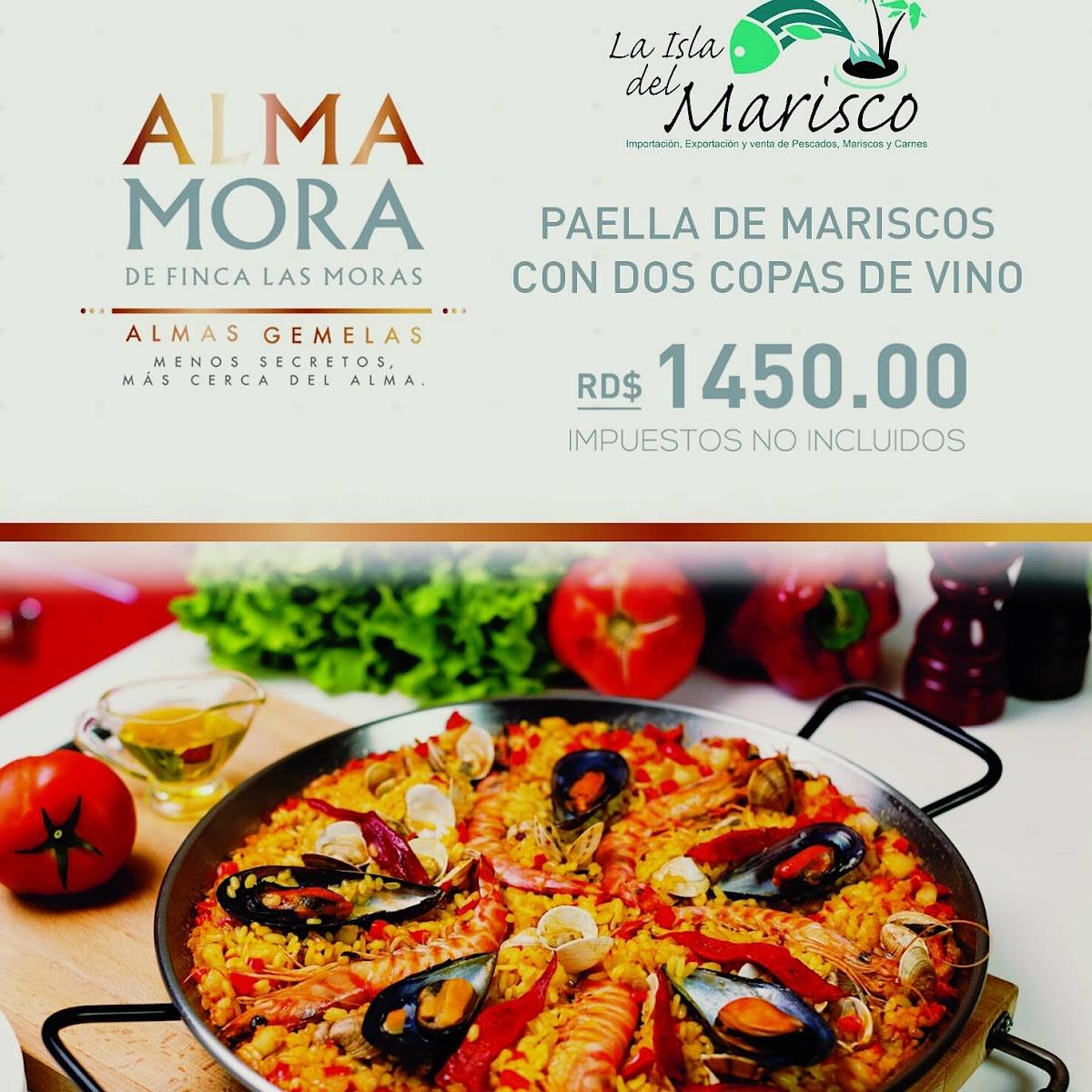 Carta del restaurante La Isla Del Marisco, Santo Domingo Este