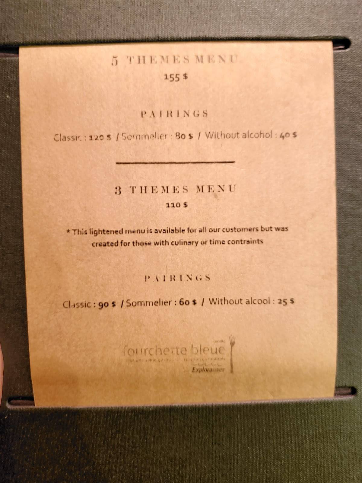 Carta del restaurante Laurie Raphaël, Quebec City, Quebec, 117 Rue ...