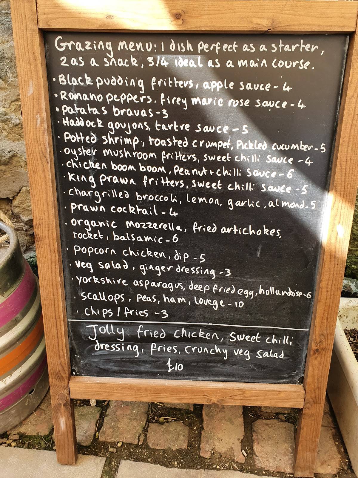 Menu at The Jolly Farmer Inn pub & bar, Leavening