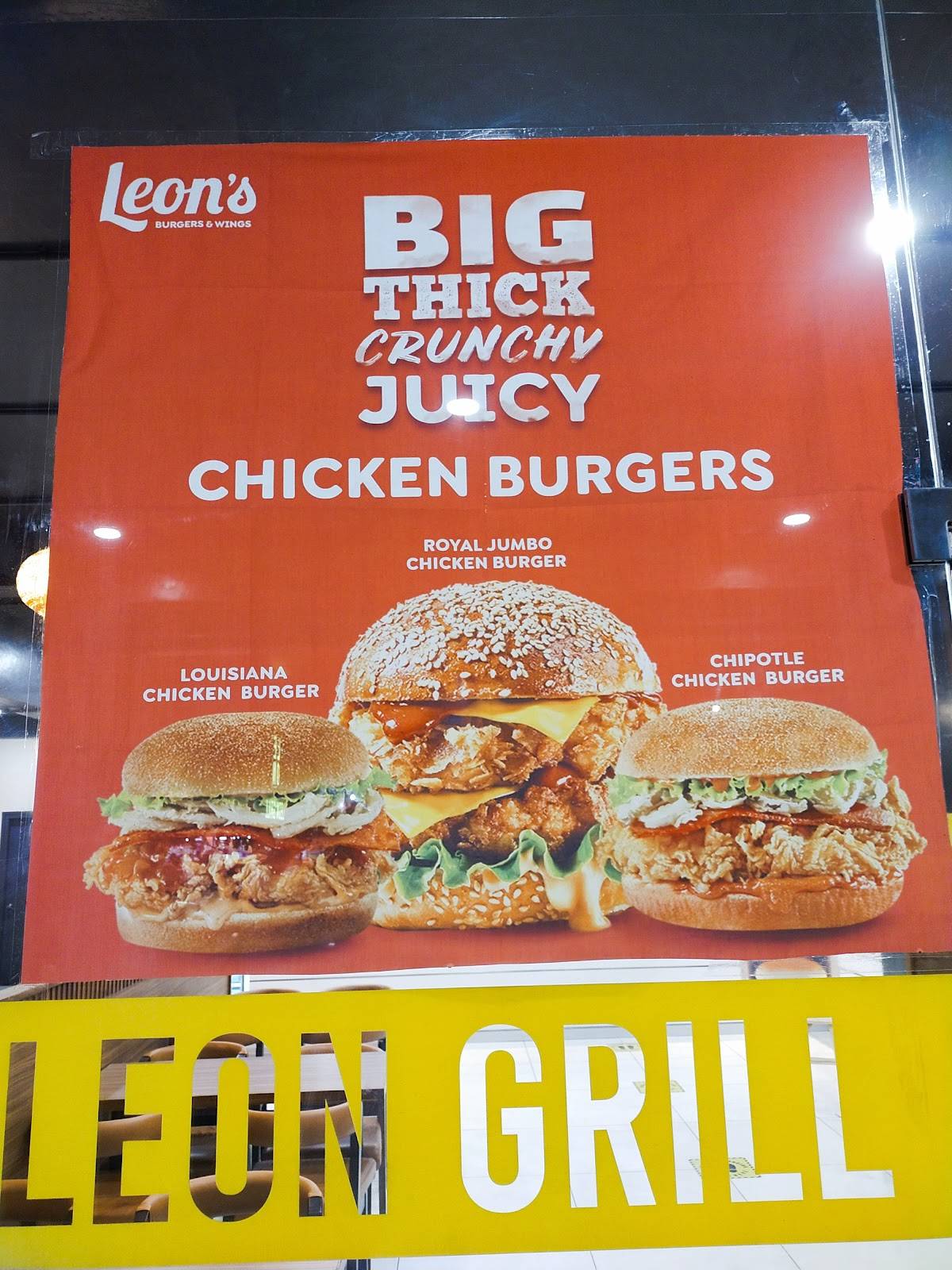Menu at Leon's Burgers & Wings - Kalidasa Road, Mysuru